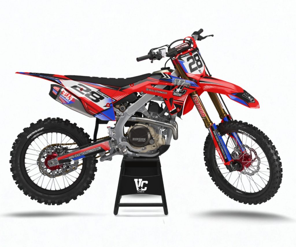 FULL CUSTOM DESIGN MX GRAPHICS KITS FROM 112CC TO 500cc – VC MOTO CO